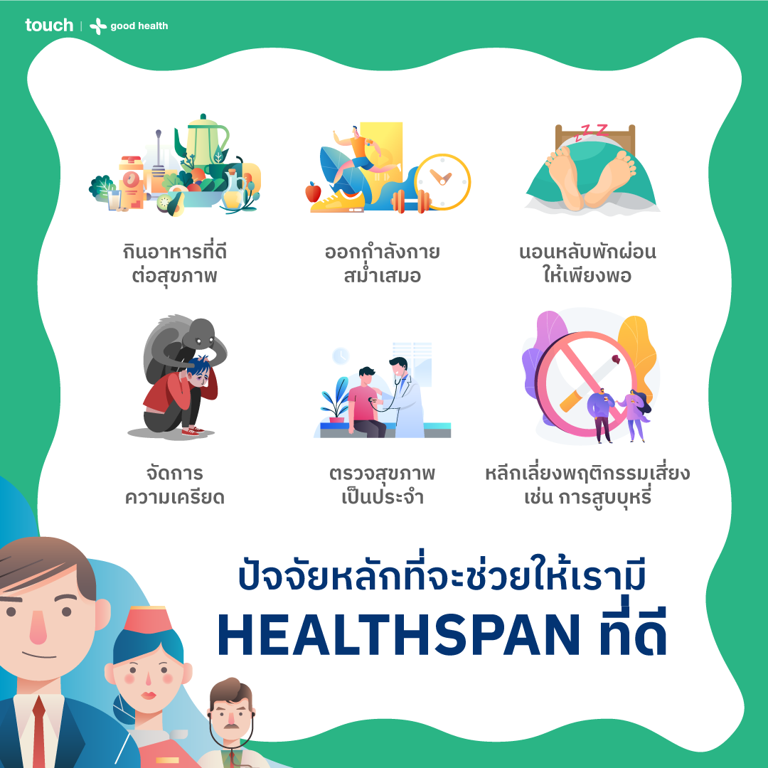 Longevity อายุยืนยาว สุขภาพดี ใช้ชีวิตอย่างมีคุณภาพ - Touch