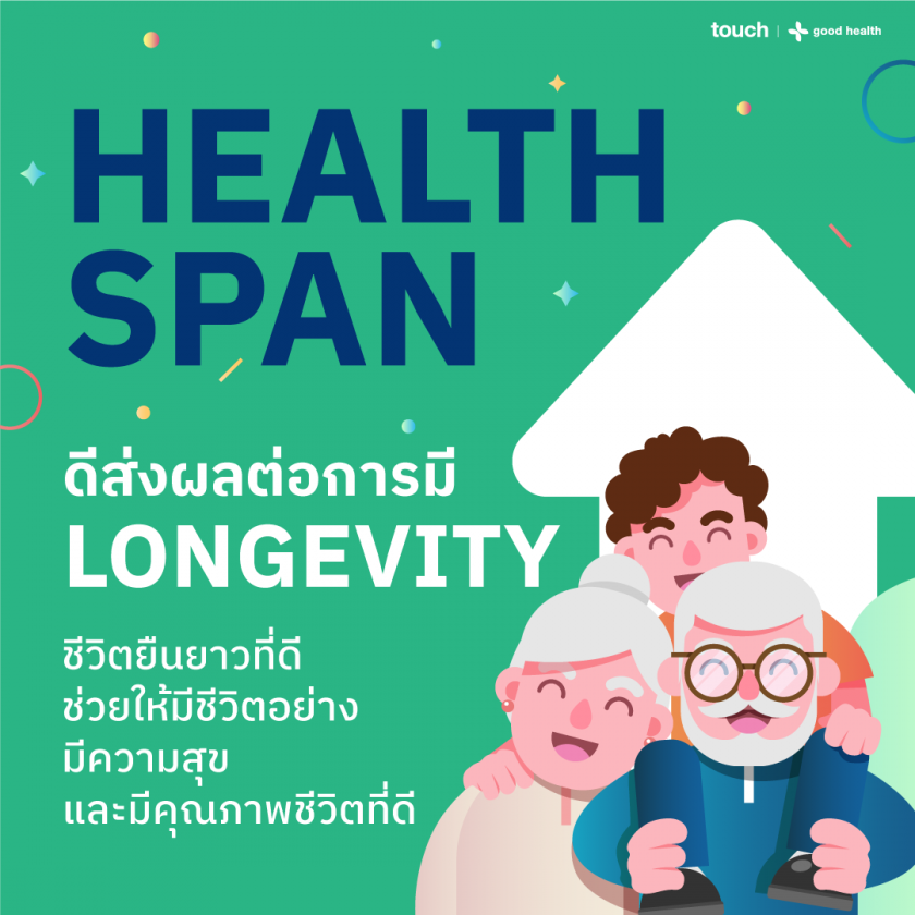 Longevity อายุยืนยาว สุขภาพดี ใช้ชีวิตอย่างมีคุณภาพ - Touch