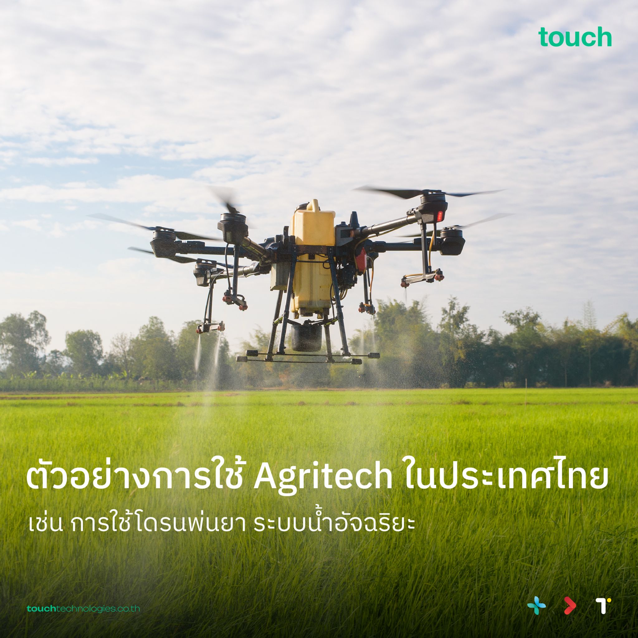รู้จัก Agritech เทคโนโลยีพลิกโฉมภาคการเกษตรไทย - Touch